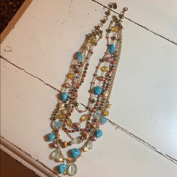 Rachel Reinhardt | Jewelry | Rachel Reinhardt Layered Stone Bead Boho ...